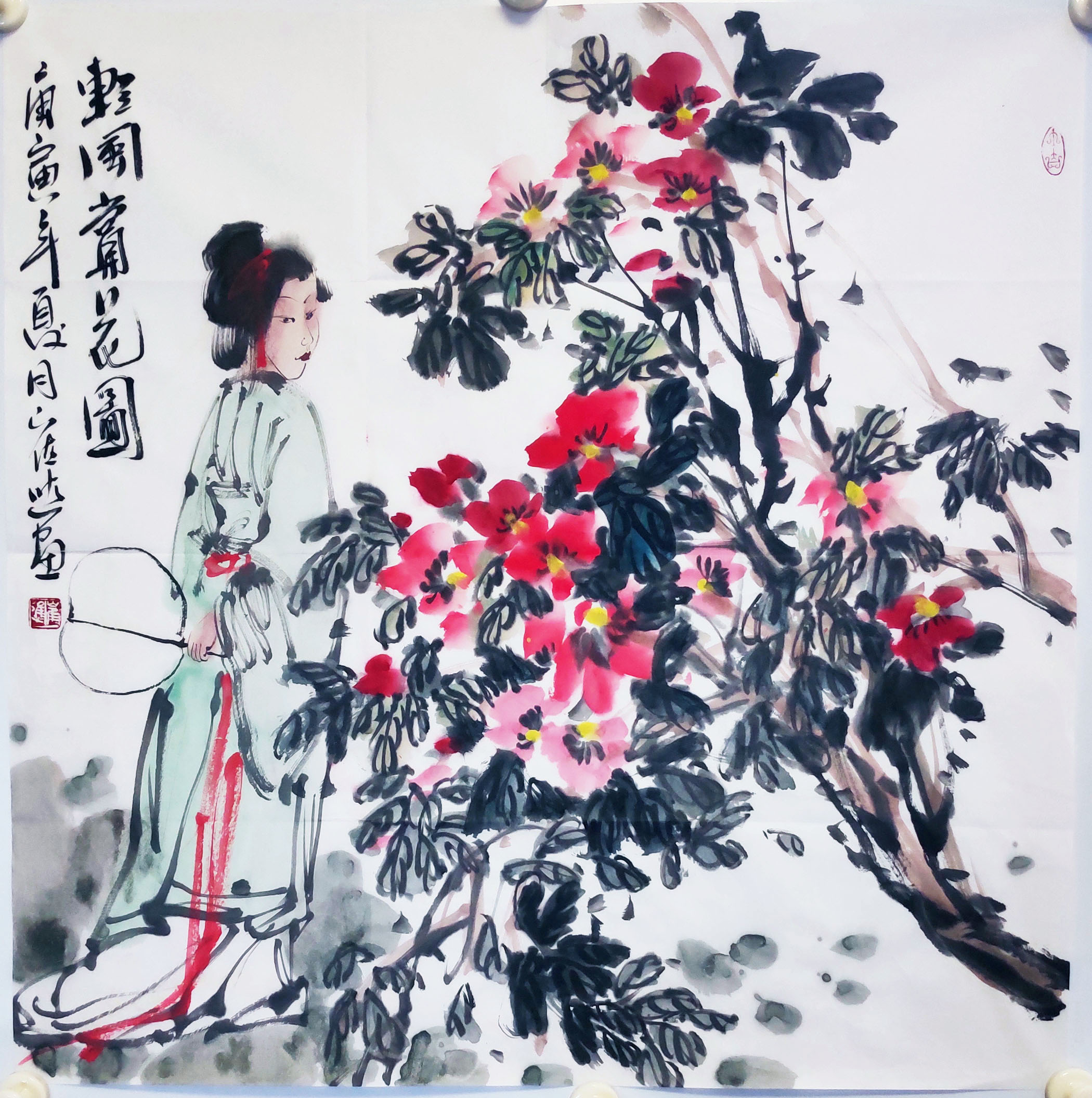 国画作品-梅香书屋